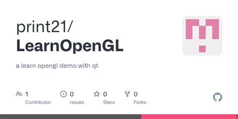 GitHub Print LearnOpenGL A Learn Opengl Demo With Qt