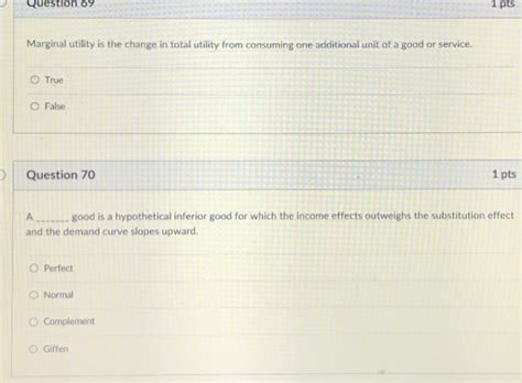 Solved Question 68 Use Marginal Analysis To Find The Optimal