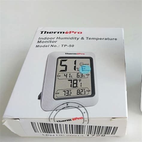 Thermpro Tp 50 Humidity And Temp Monitor Health And Nutrition Health Monitors And Weighing Scales