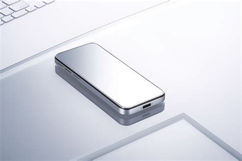 An Iphone Sitting On A White Keyboard Background Finance Luck