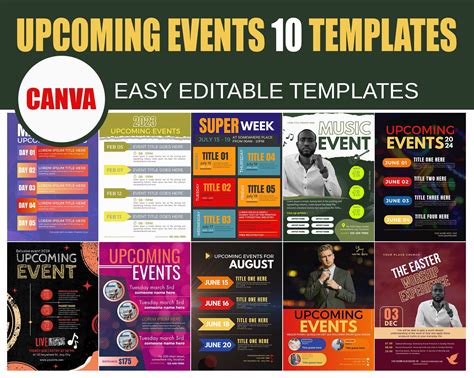 Upcoming Events Flyer