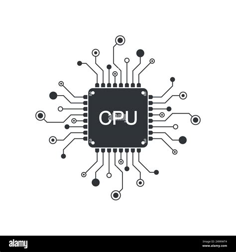 digital chip cpu semiconductor technology concept tech futuristic