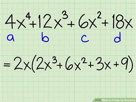How To Factor By Grouping With Examples