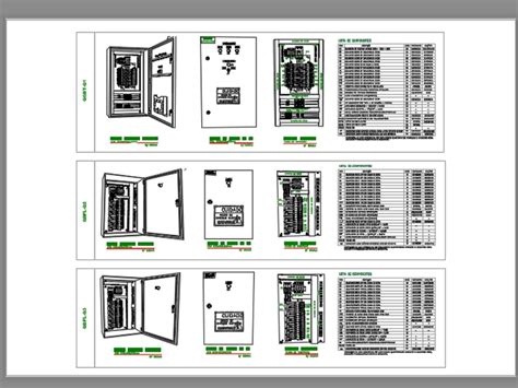 Electric Panels In Autocad Download Cad Free 797 Mb Bibliocad