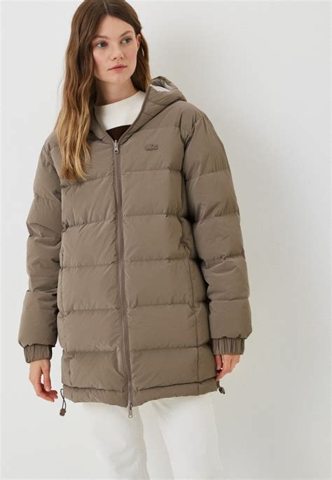 Пуховик Lacoste, цвет: бежевый, MP002XW0YWQH — купить в интернет ...
