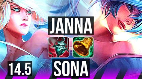 Janna And Yasuo Vs Sona And Ez Sup 72 Winrate 1630 Na Master 14