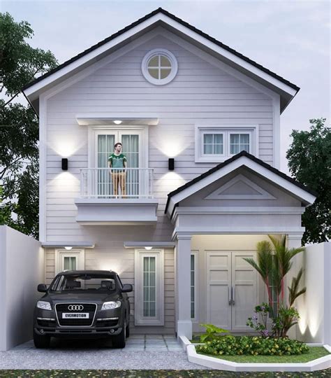 Daftar Cat Rumah Minimalis Tampak Depan Warna Cerah