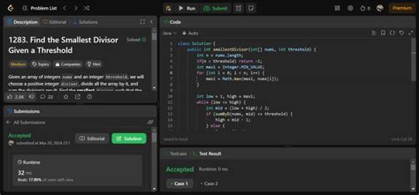 Day 20 Of 100daysofcodingchallenge Find The Smallest Divisor K