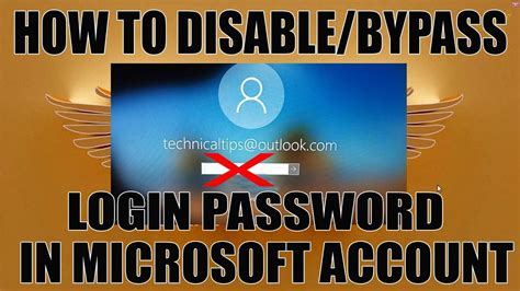 Disable Windows Login Password From Microsoft Account Windows 10