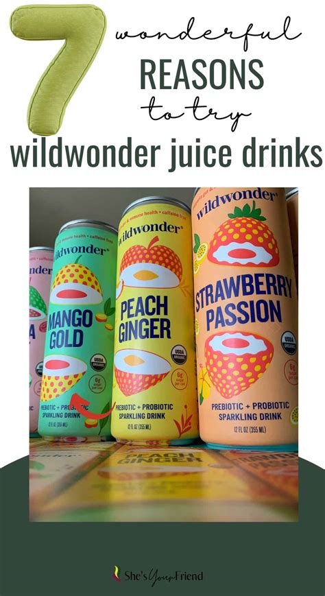 Wildwonder Sparkling Juice Drink Review The Gut Health Soda You Need To Try Shes Your Friend