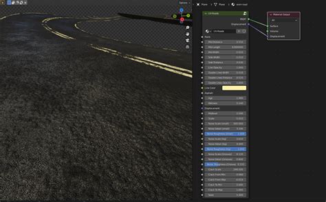 Wip Procedural Road Shader Tips Blender