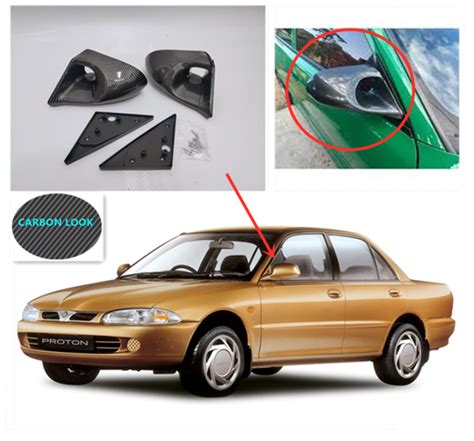 Proton Wira Satria Putra （evo3）ganador Side Mirror Carbon Look Blue