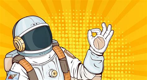 Astronaut Waving Vector Art Icons And Graphics For Free Download