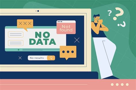 Free Vector Hand Drawn No Data Illustration
