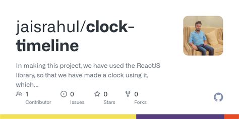 github jaisrahul clock timeline in making this project we have used