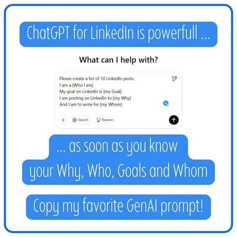 My Most Efficient Genai Prompt For Linkedin It Is Not Please Write A