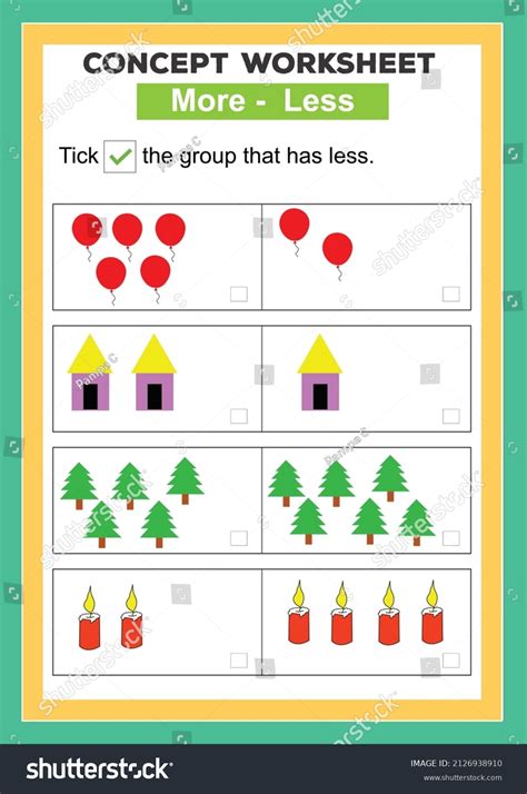 Math Concepts Worksheets