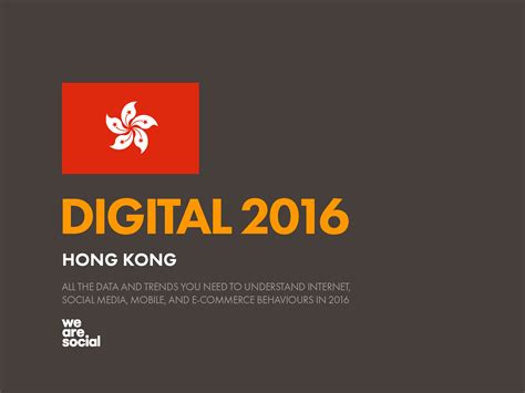 Digital In Hong Kong — Datareportal Global Digital Insights