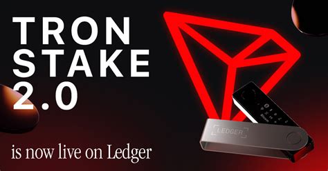 Stakekit Launches Tron Stake 20 On Ledger Live