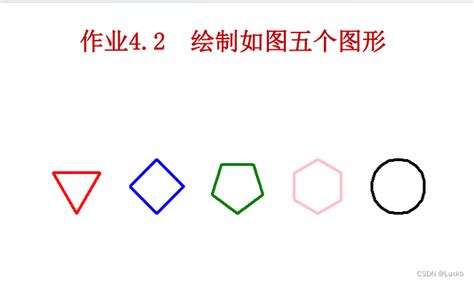 Python实验作业 Turtle库turtle作业 Csdn博客