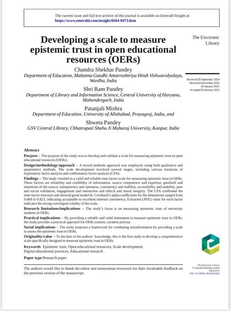 We Are Pleased To Share Our Latest Publication In The Electronic