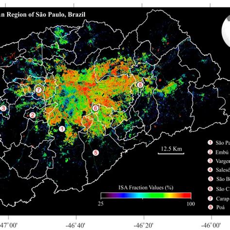 The Metropolitan Region Of São Paulo Mrsp And The Spatial