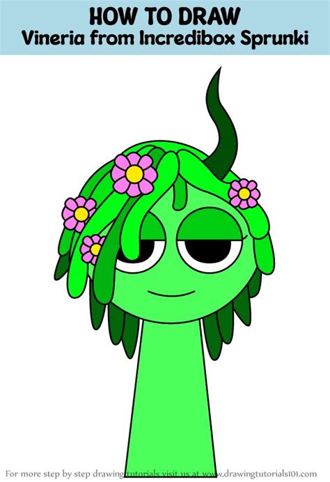 How To Draw Vineria From Incredibox Sprunki Book Drawing Drawings