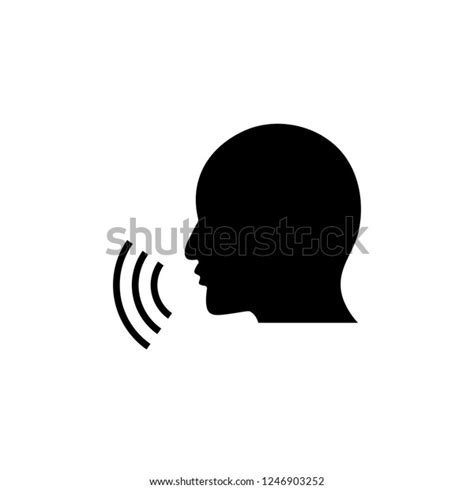 Voice Command Icon Vector Illustration Stock Vector Royalty Free Shutterstock