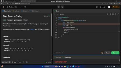 Reverse String Leet Code Problem Dsa Codehelp Coding Programming Youtube