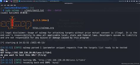 Sqlmap无法使用 R、 L命令问题原因没有携带请求参数即注入点sqlmap L Csdn博客