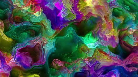 Abstract Colorful Wavy Animation Multicolor Liquid Background Beautiful Gradient Texture