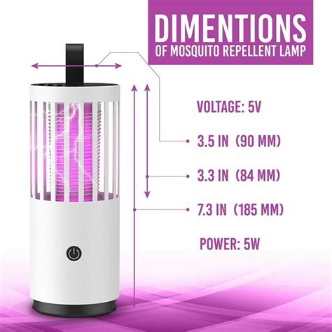 Portable Bug Zapper White X Force Tactical