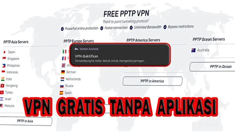 cara menghubungkan vpn android tanpa apliikasi server terbaru youtube