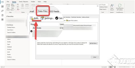 how to create a personal folder pst in microsoft outlook 2019
