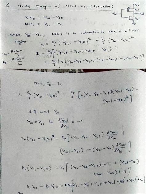 Noise Margin From Cmos Vtc Derivation Pdf