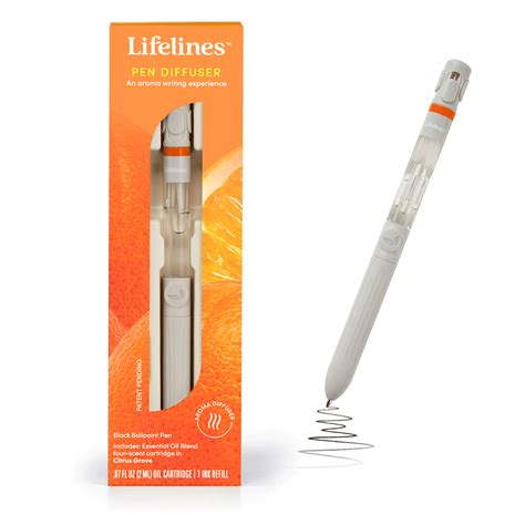 Lifelines Pen Diffuser With 4 Scent Cartridge In Citrus Grove