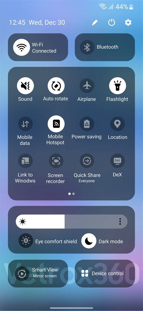 My Preferred One Ui 6 Quick Panel Colour Scheme For Dark Mode R Oneui