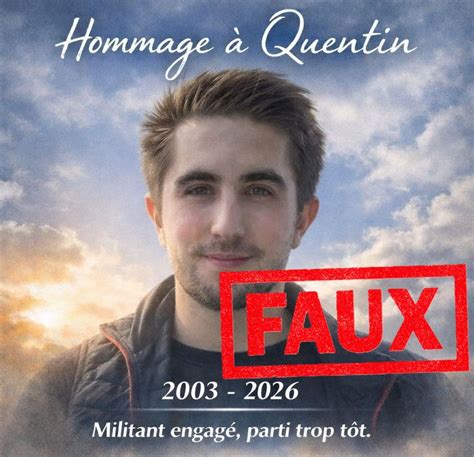 VÉrif Mort De Quentin Deranque Les Hommages En Ligne Parasités Par