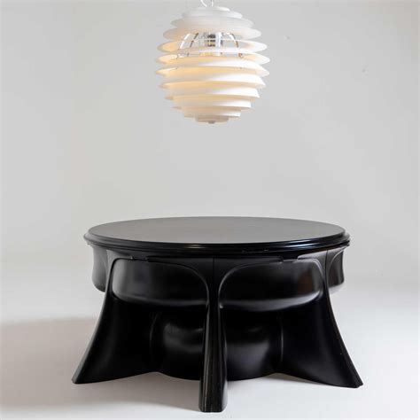 Black Boccio Dining Room Table With Chairs By Pierluigi Spadolini