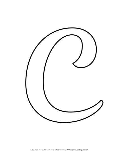 Fancy Capital Bubble Letter C Image ReadingVine