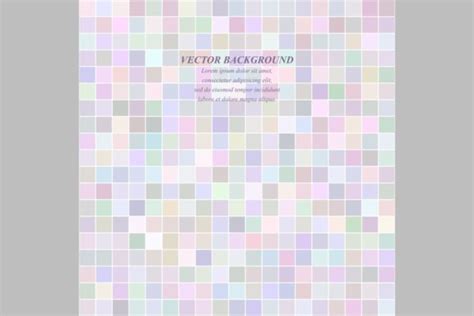 Abstract Square Mosaic Background Graphic By Davidzydd Creative Fabrica