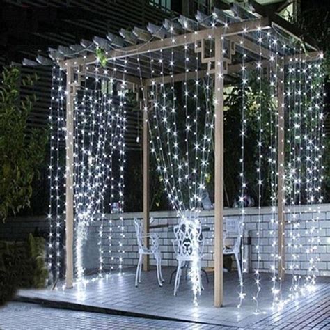 ᐉ Гирлянда штора Led 300 уличная капля росы 3х3 м с пультом Белый Cc18043 W Od • Купить в