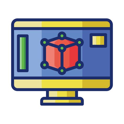 3d Modeling Free Icon