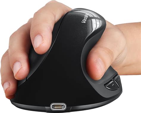 Amazon Com Vassink Ergonomic Wireless Vertical Mouse Right Handed Rechargeable Buttons