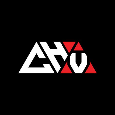 Chv Triangle Letter Logo Design With Triangle Shape Chv Triangle Logo Design Monogram Chv