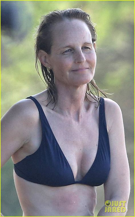 Helen Hunt Goes Surfing In A Bikini During Hawaiian Vacation Photo