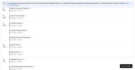 Vue Schedule Ageda View Codesandbox