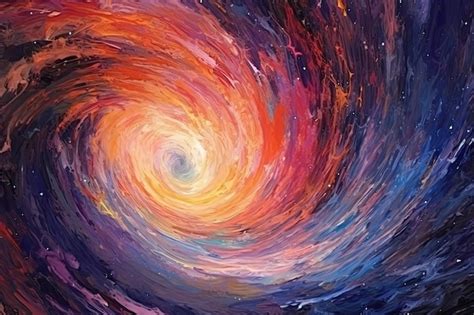 Premium Ai Image Abstract Background Resembling A Cosmic Dance Of Swirling Galaxies And