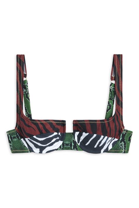 Brigitte Bikini Top 3 Tone Safari Reinaolga Reina Olga