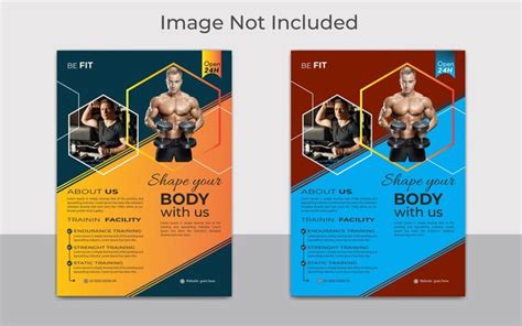 피트니스 및 체육관 전단지 디자인 서식 파일 프리미엄 벡터 피트니스 및 체육관 전단지 디자인 서식 파일 프리미엄 벡터